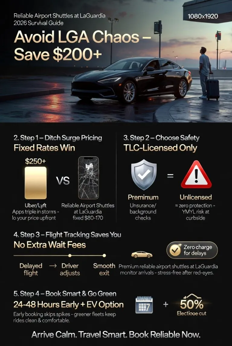 Reliable Airport Shuttles At LaGuardia: Ultimate 2026 Guide